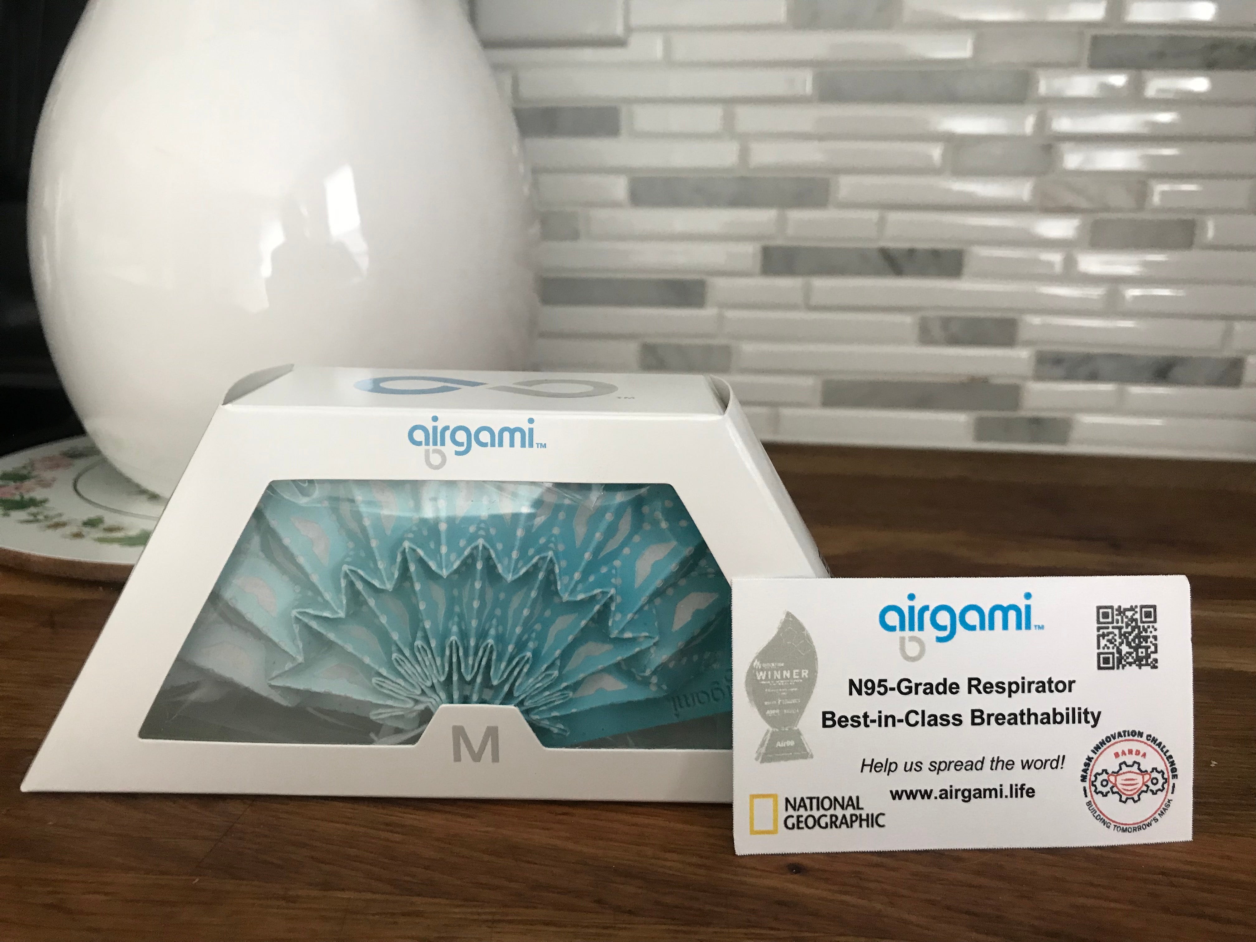 Airgami Origami Mask - Breathable and High Filtration